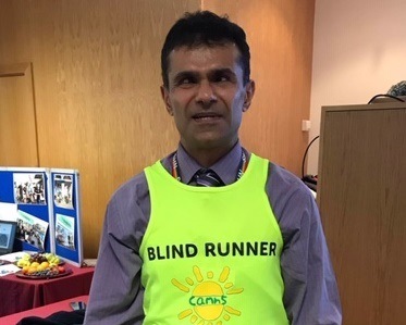 Haseeb dons his festive trainers for the Beacon Appeal - Leicestershire ...