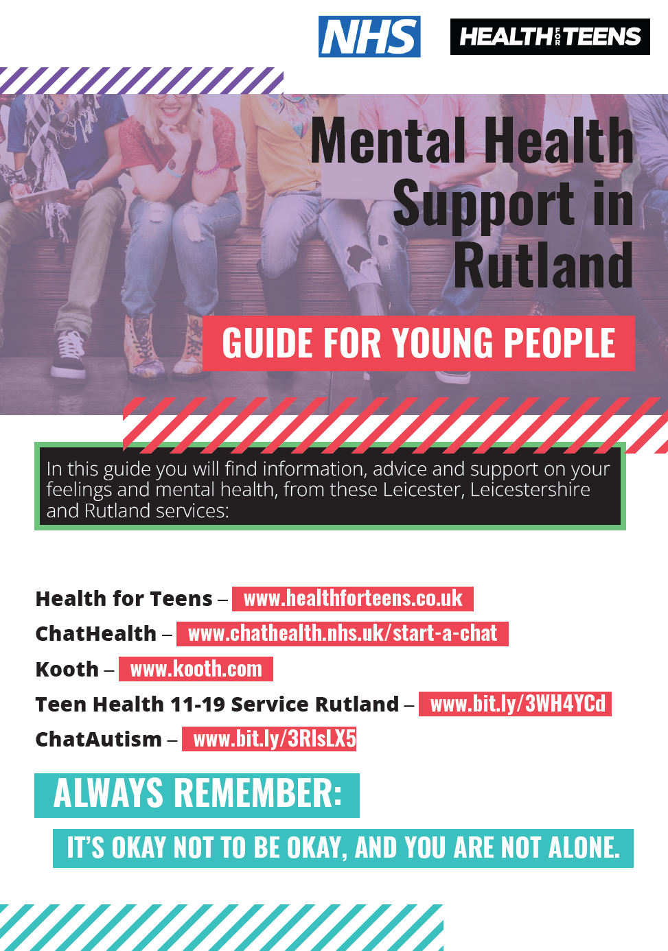 Helpful documents for your mental health and wellbeing - Leicestershire ...