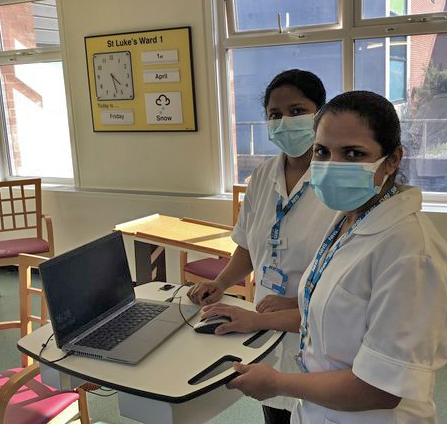 Indian Nurses At Work