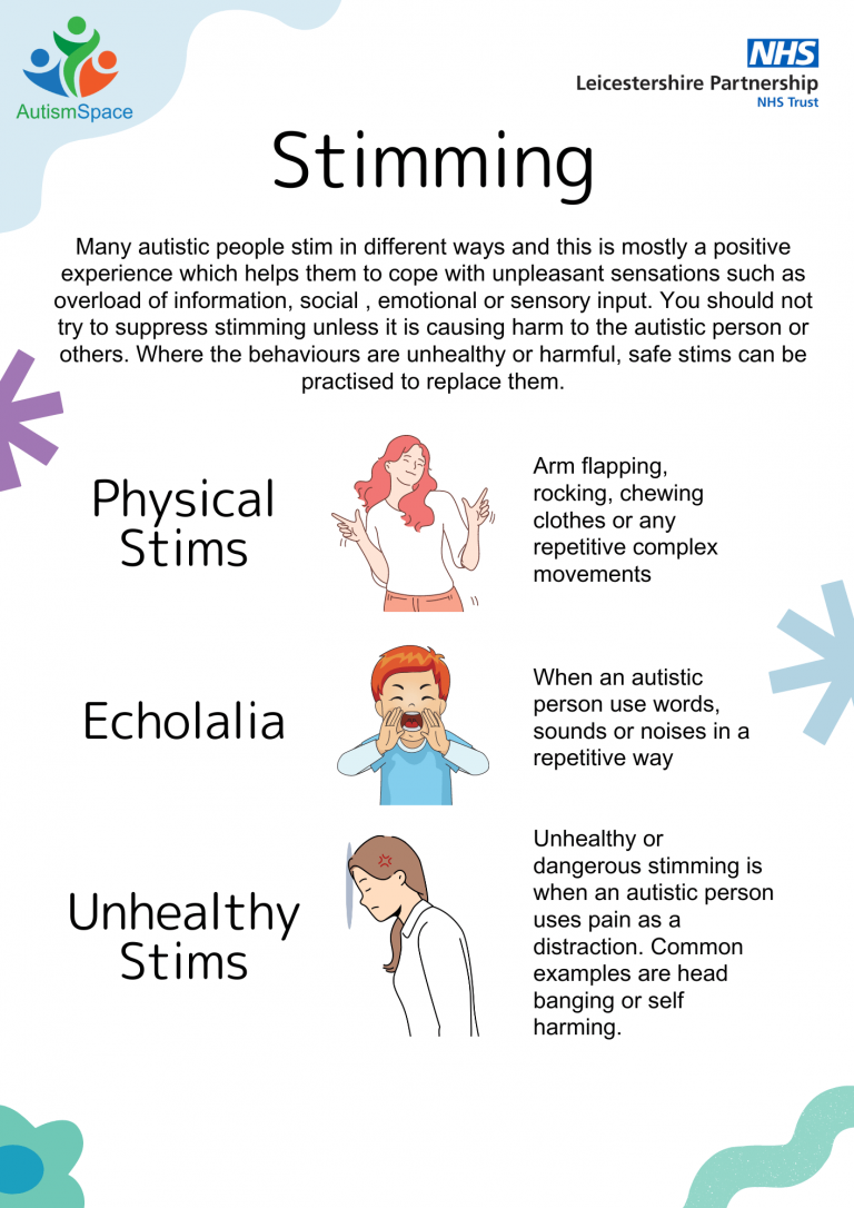 Stimming and autism | Autism Space | Leicestershire Partnership NHS Trust