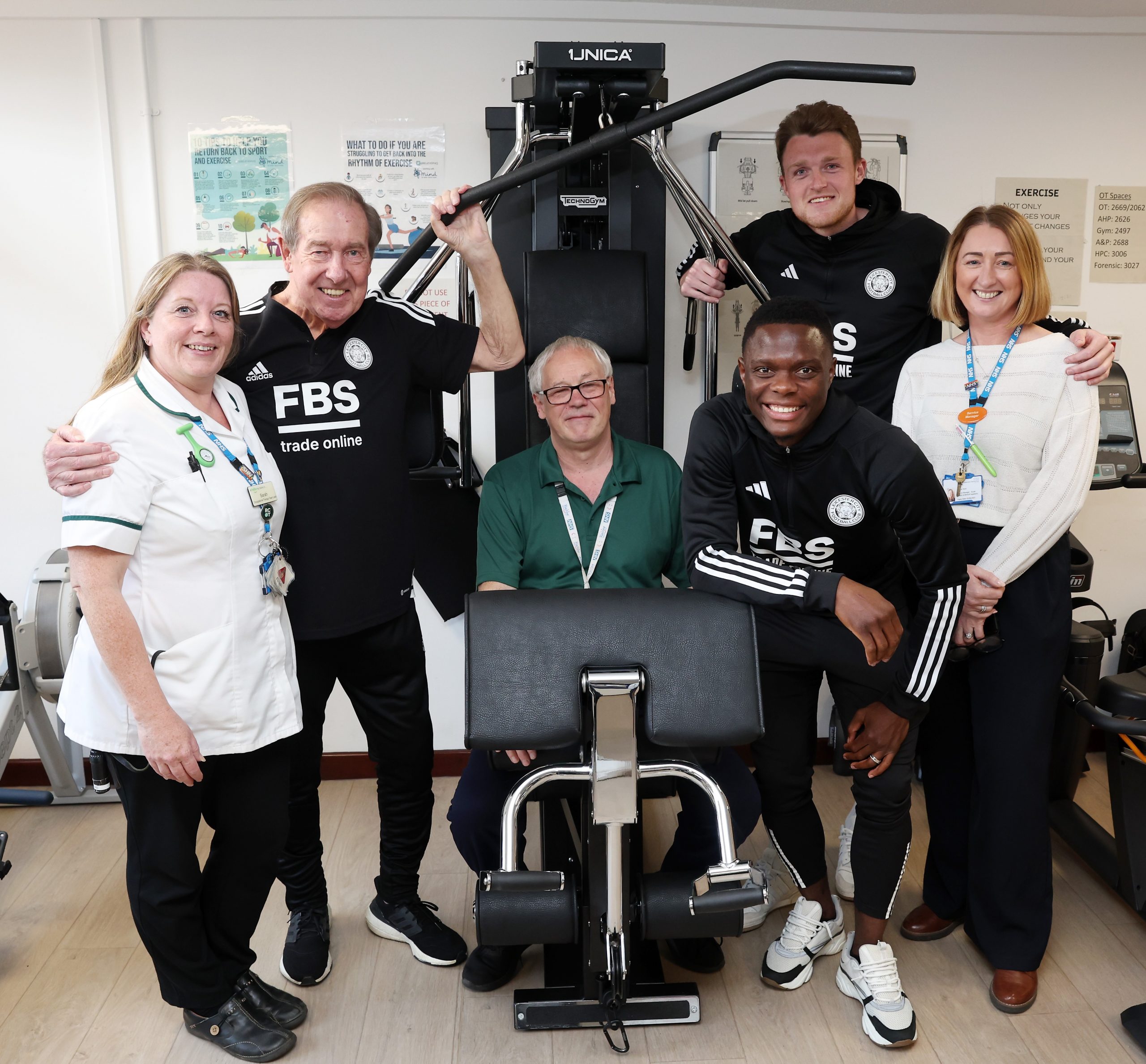 Football stars launch new gym equipment - Leicestershire Partnership ...