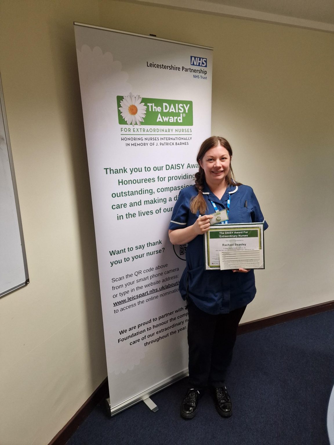 DAISY Award winners - Leicestershire Partnership NHS Trust