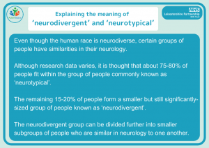 Autism and Neurodiversity | Autism Space | Leicestershire Partnership ...