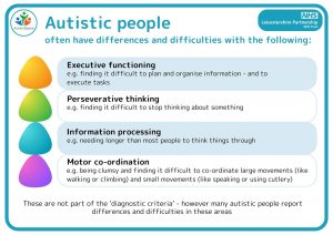 Autistic differences and difficulties | Autism Space | Leicestershire ...
